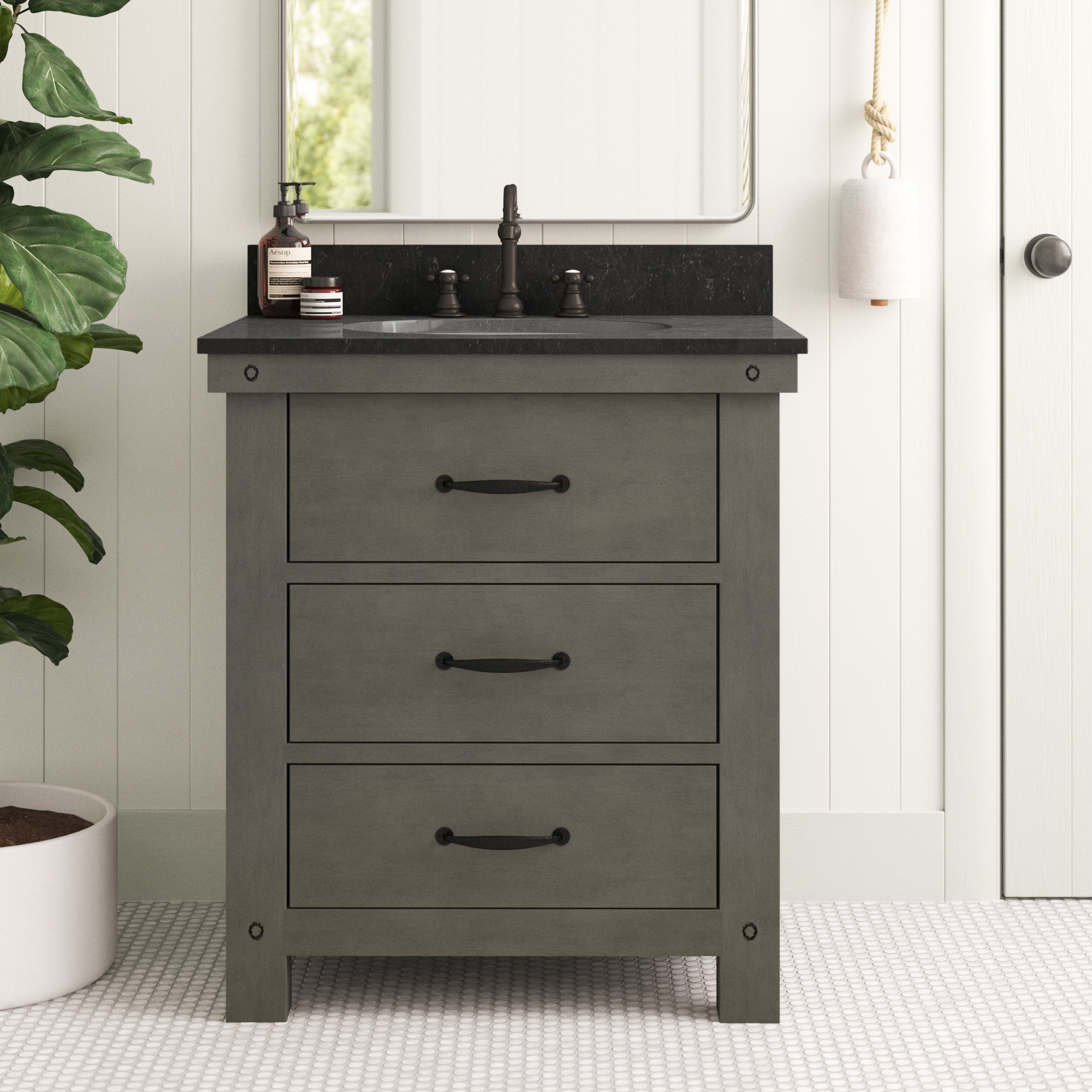 Sand & Stable Ailani 30" Single Bathroom Vanity Set & Reviews | Wayfair