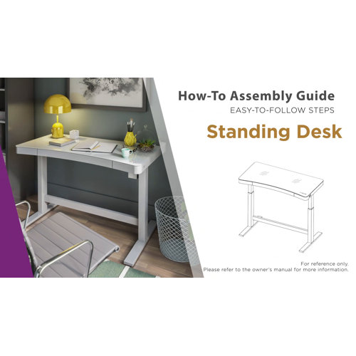 Upper Square™ Babin Height Adjustable Standing Desk & Reviews | Wayfair