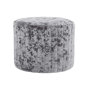Rosdorf Park Rich 40Cm Wide Velvet Round Abstract Pouffe Ottoman ...