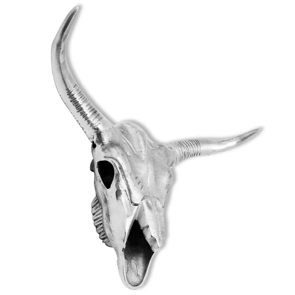 Williston Forge Bull Skull Head Aluminum Wall Décor | Wayfair