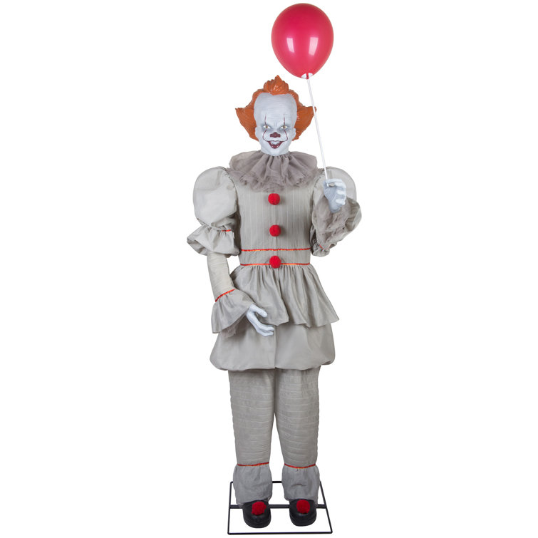 Gemmy Industries Life-Size Animated Pennywise Halloween Prop Lighted ...