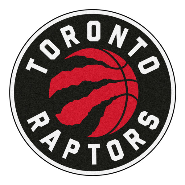 FANMATS NBA Toronto Raptors Roundel 27 in. x 27 in. Non-Slip Indoor ...