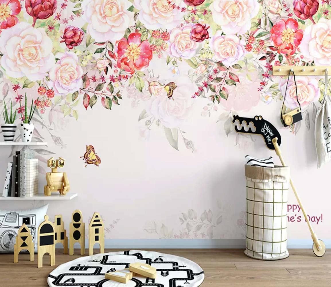 GK Wall Design Floral Wallpaper | Wayfair