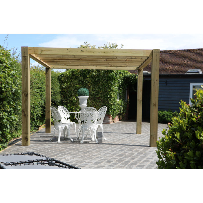 Pheasant & Co. The Cube Garden Solid Wood Pergola | Wayfair.co.uk