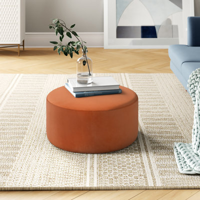 Red Round Ottomans & Poufs You'll Love in 2020 | Wayfair