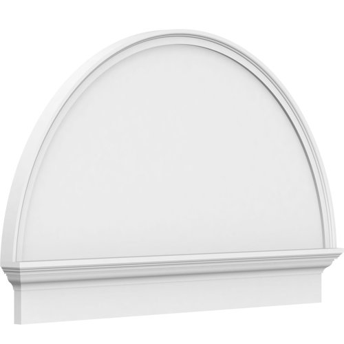 Ekena Millwork Half Round Smooth Architectural Grade PVC Combination ...