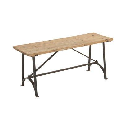 Millwood Pines Doucet Wood Bench & Reviews | Wayfair