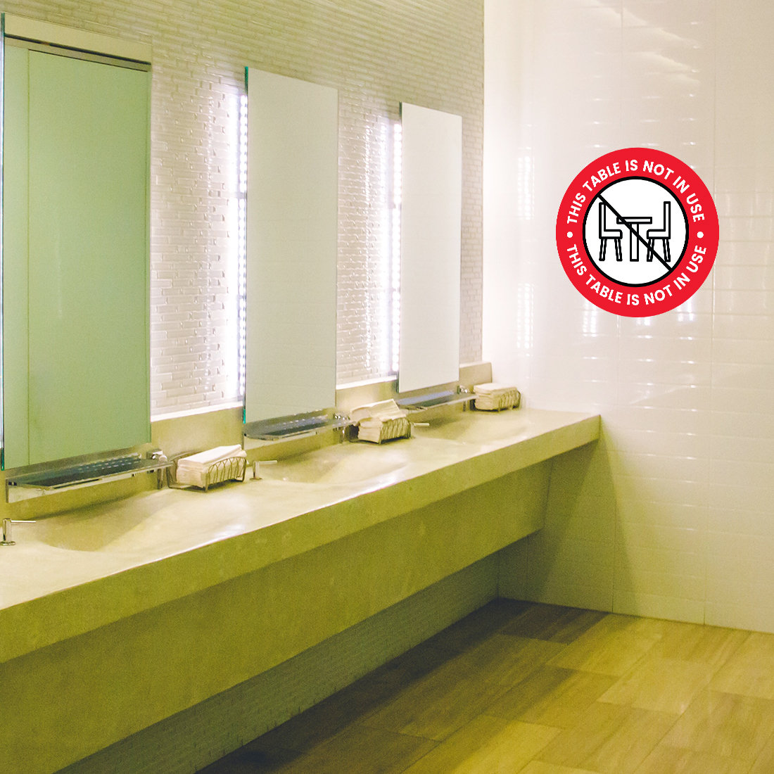 Koyal Wholesale This Table is Not in Use Business Sign | Wayfair