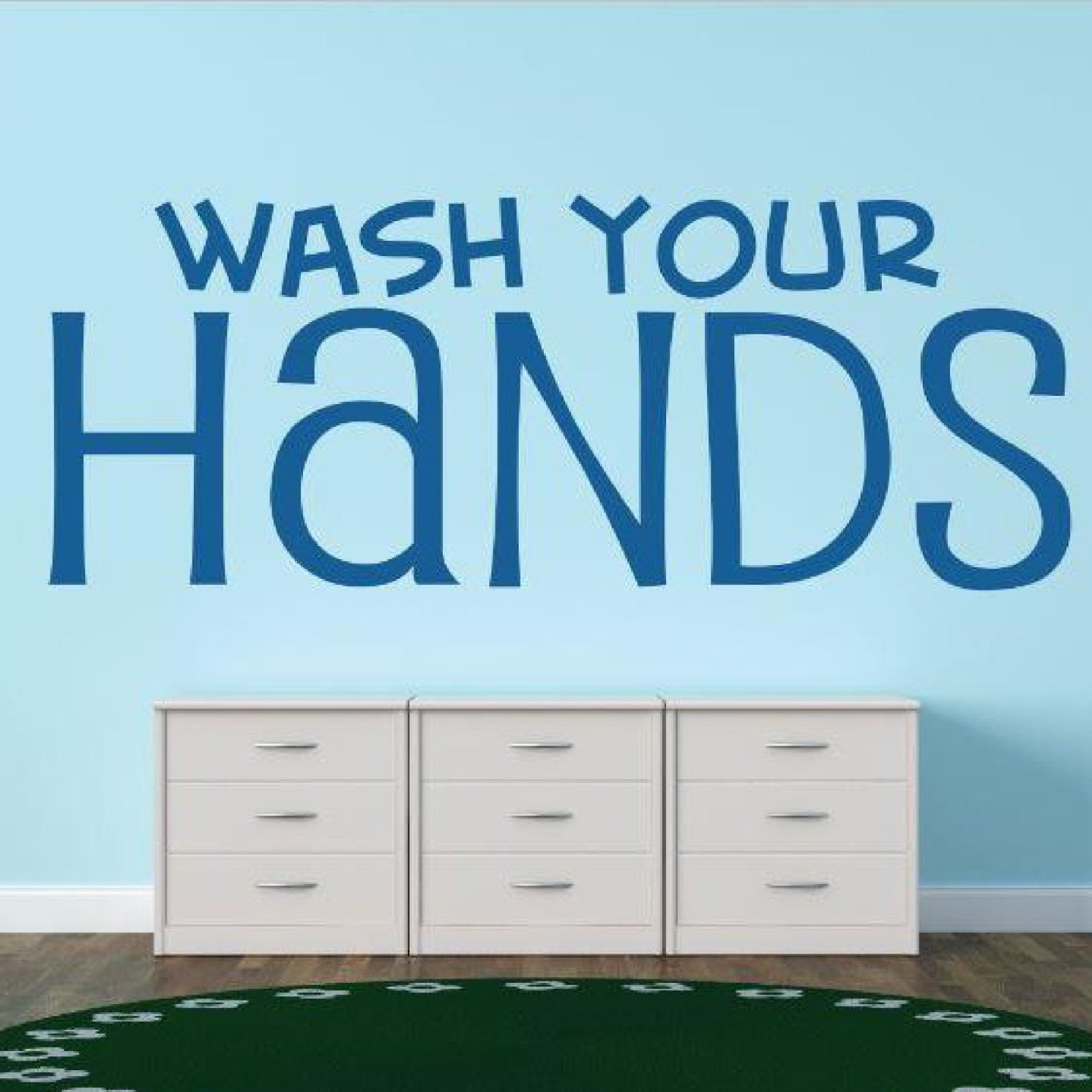 Design With Vinyl Wash Your Hands Wall Decal | Wayfair