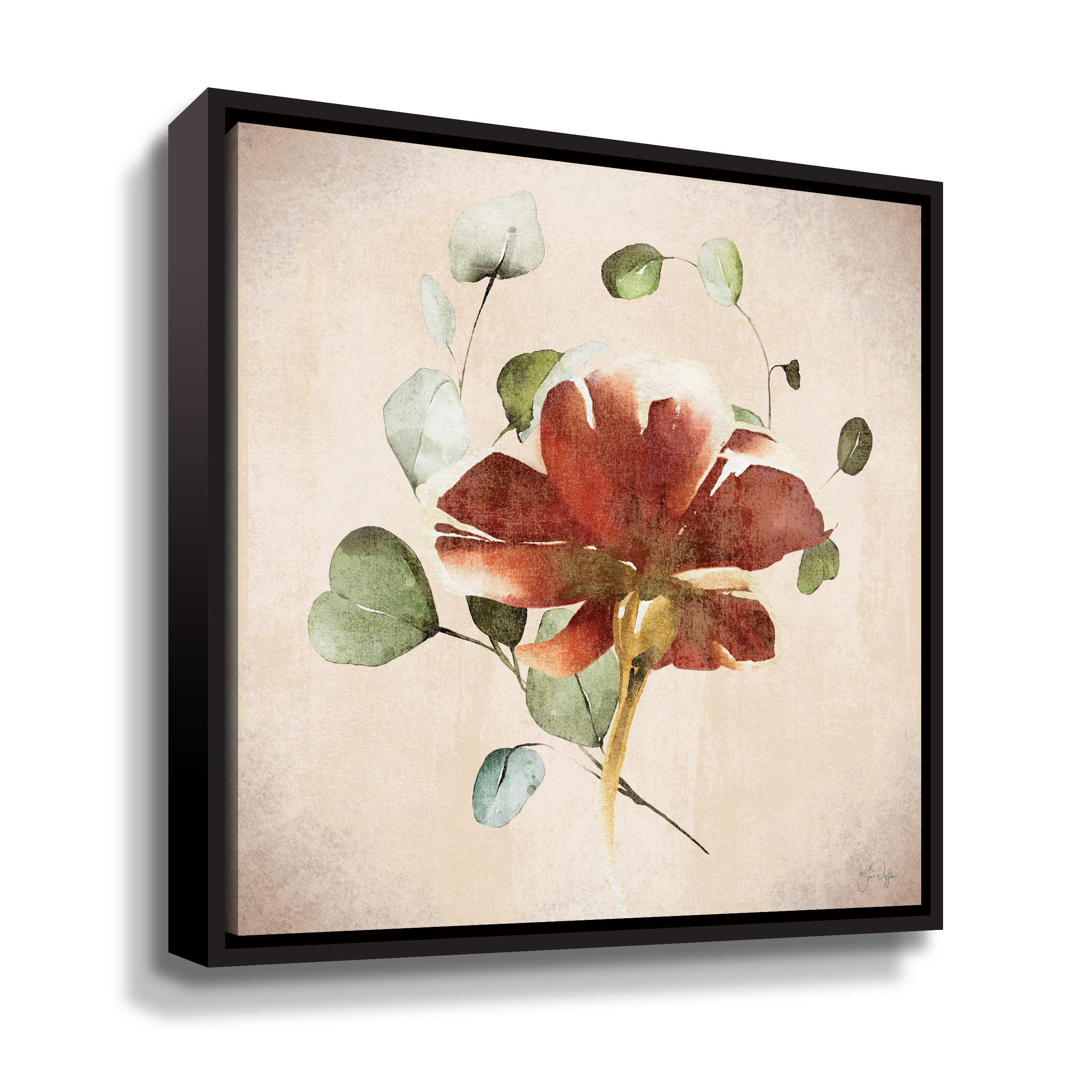 Winston Porter Vintage Floral Embrace - Print | Wayfair