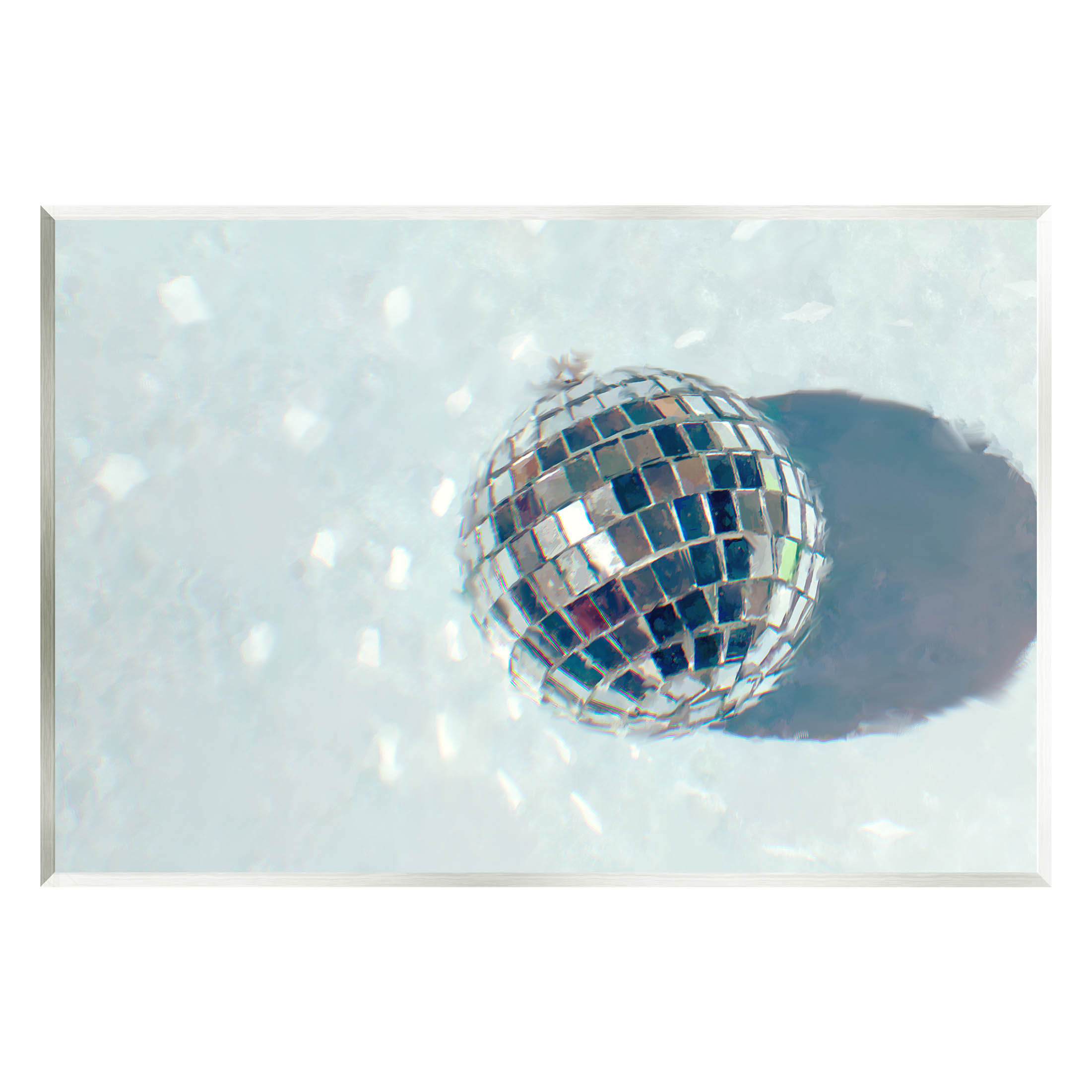 Stupell Industries Disco Ball Glimmer Reflection by - Unframed Painting ...