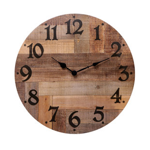 Wayfair | Rustic / Lodge Wall Clocks You'll Love in 2022