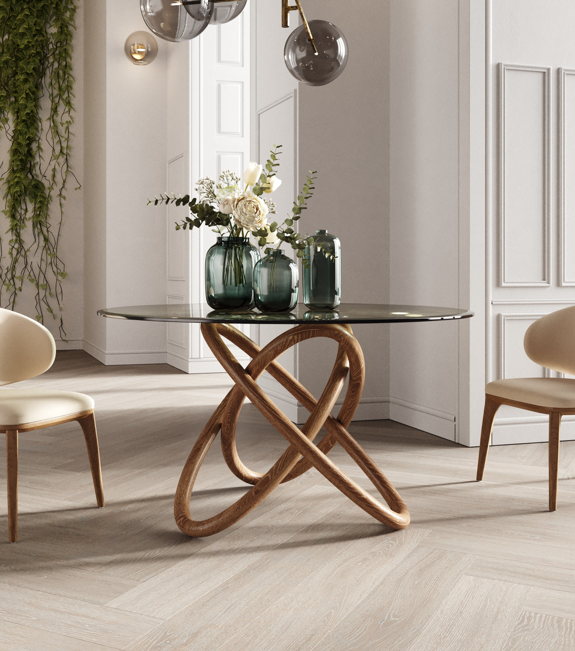 Brayden Studio® Shirehampton 54'' Pedestal Dining Table & Reviews | Wayfair