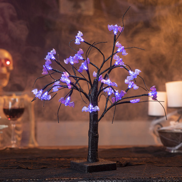 The Holiday Aisle® Spooky Tree Lighted Display | Wayfair