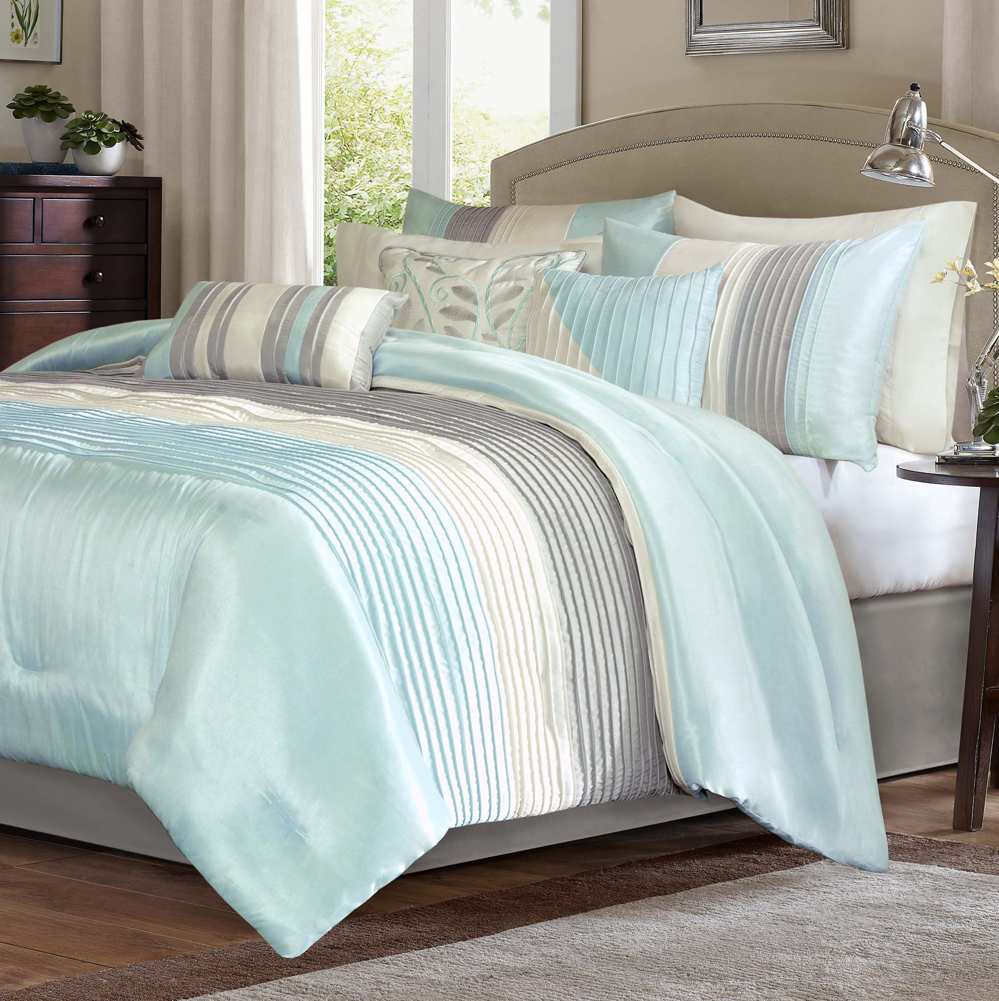 Andover Mills™ Liesel Microfiber 7 Piece Comforter Set And Reviews Wayfair