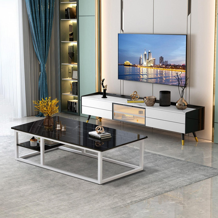 Latitude Run® Modern Coffee Table Television Stands Living Room TV ...