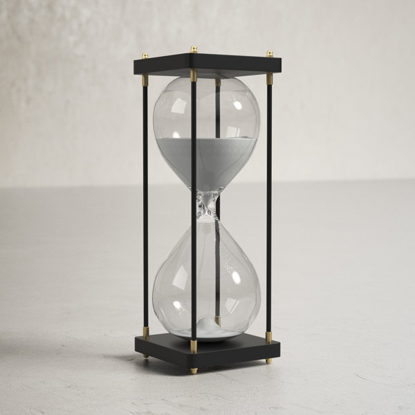 Birch Lane™ Leeds Hourglass with Wooden Frame | Wayfair