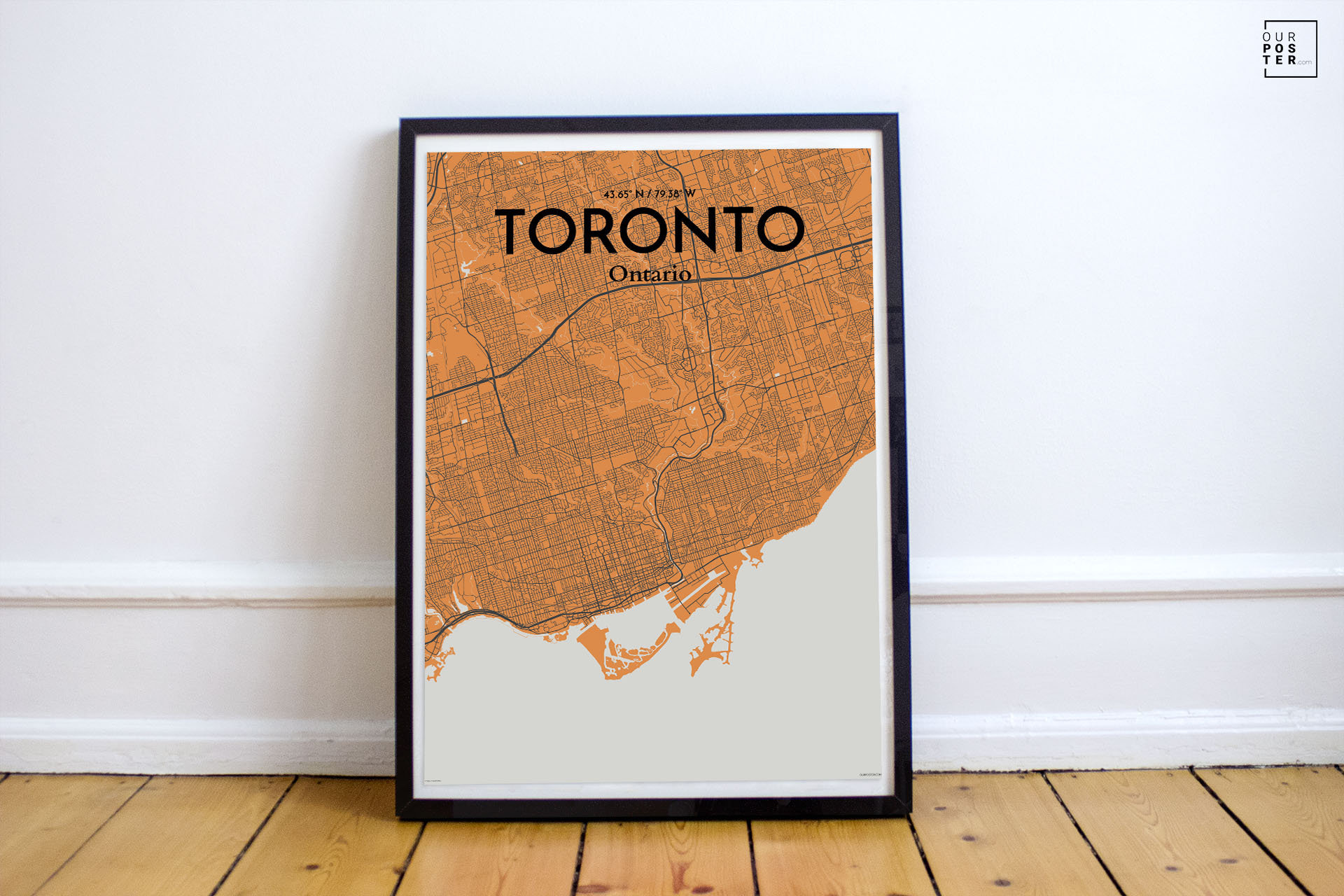 OurPoster.com Toronto City Map - Panoramic Graphic Art | Wayfair.ca