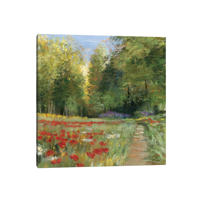 East Urban Home Field Of Flowers by Carol Rowan - Painting | Wayfair