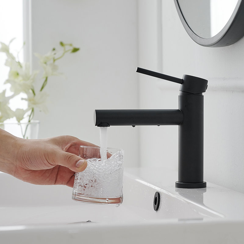 VIBRANTBATH Single Hole Faucet Single-handle Bathroom Faucet | Wayfair