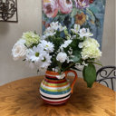 Ebern Designs Wolfe Multistriped Pitcher & Reviews | Wayfair