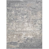 17 Stories Aderyn Gray/Dark Blue Rug | Wayfair