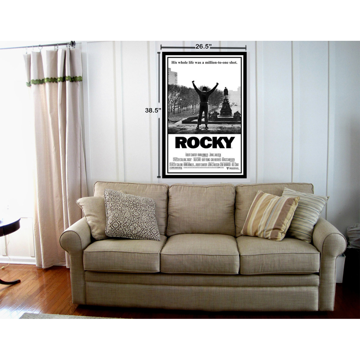 Buy Art For Less Back To School College Framed Posters!! Rocky 1 Movie ...