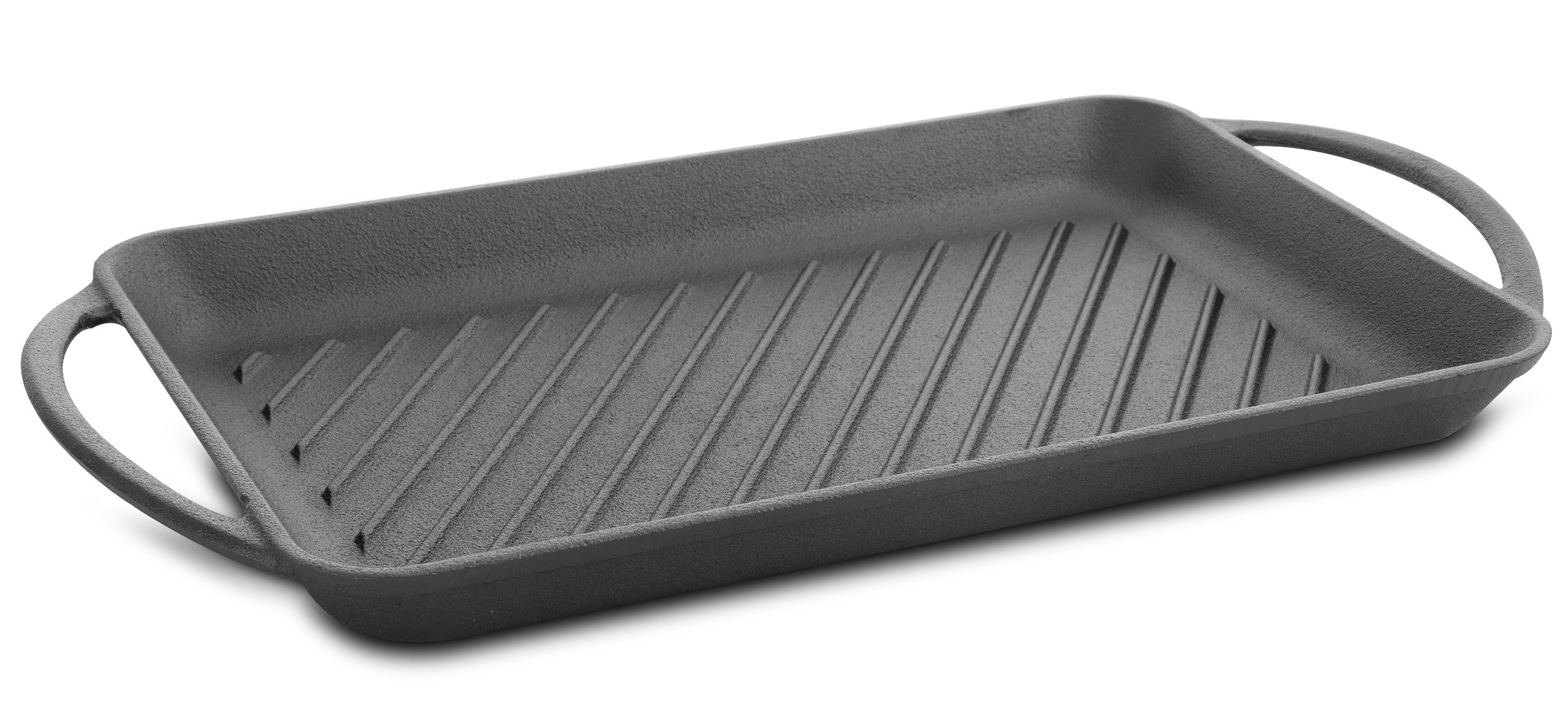 General Store Addlestone 8.5" Cast Iron Rectangular Grill Pan & Reviews ...
