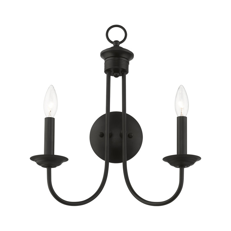 Willa Arlo Interiors Caughfield Steel Candle Wall Light | Wayfair