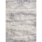17 Stories Aderyn Abstract Area Rug in Gray/Dark Blue | Wayfair