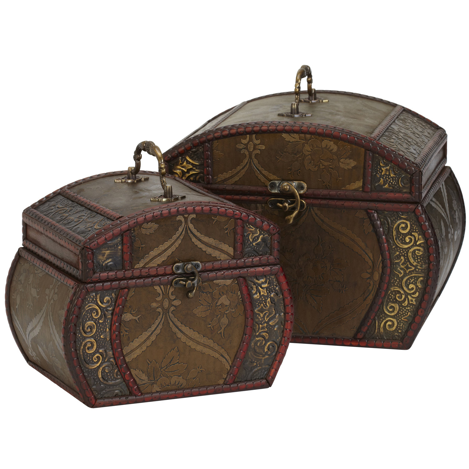 World Menagerie 2 Piece Decorative Chest Set & Reviews | Wayfair