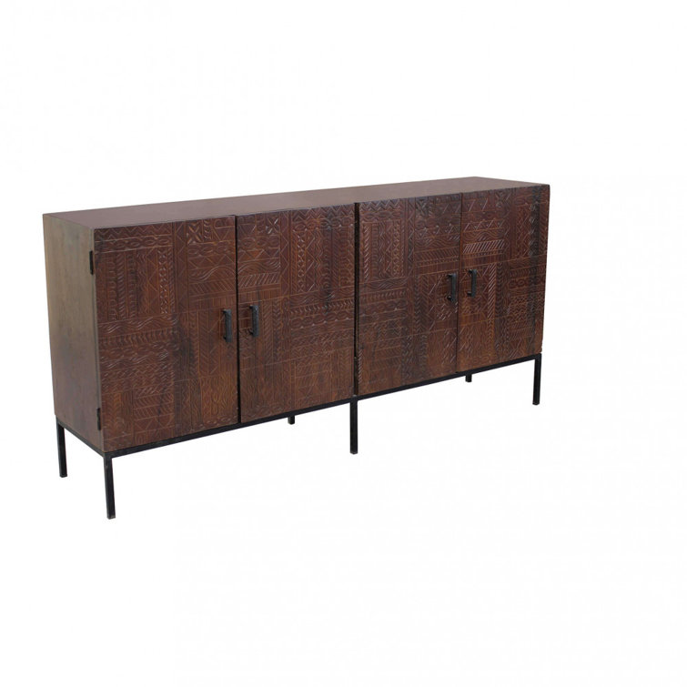 Williston Forge Arbaaz 180Cm Wide Mango Solid Wood Sideboard | Wayfair ...