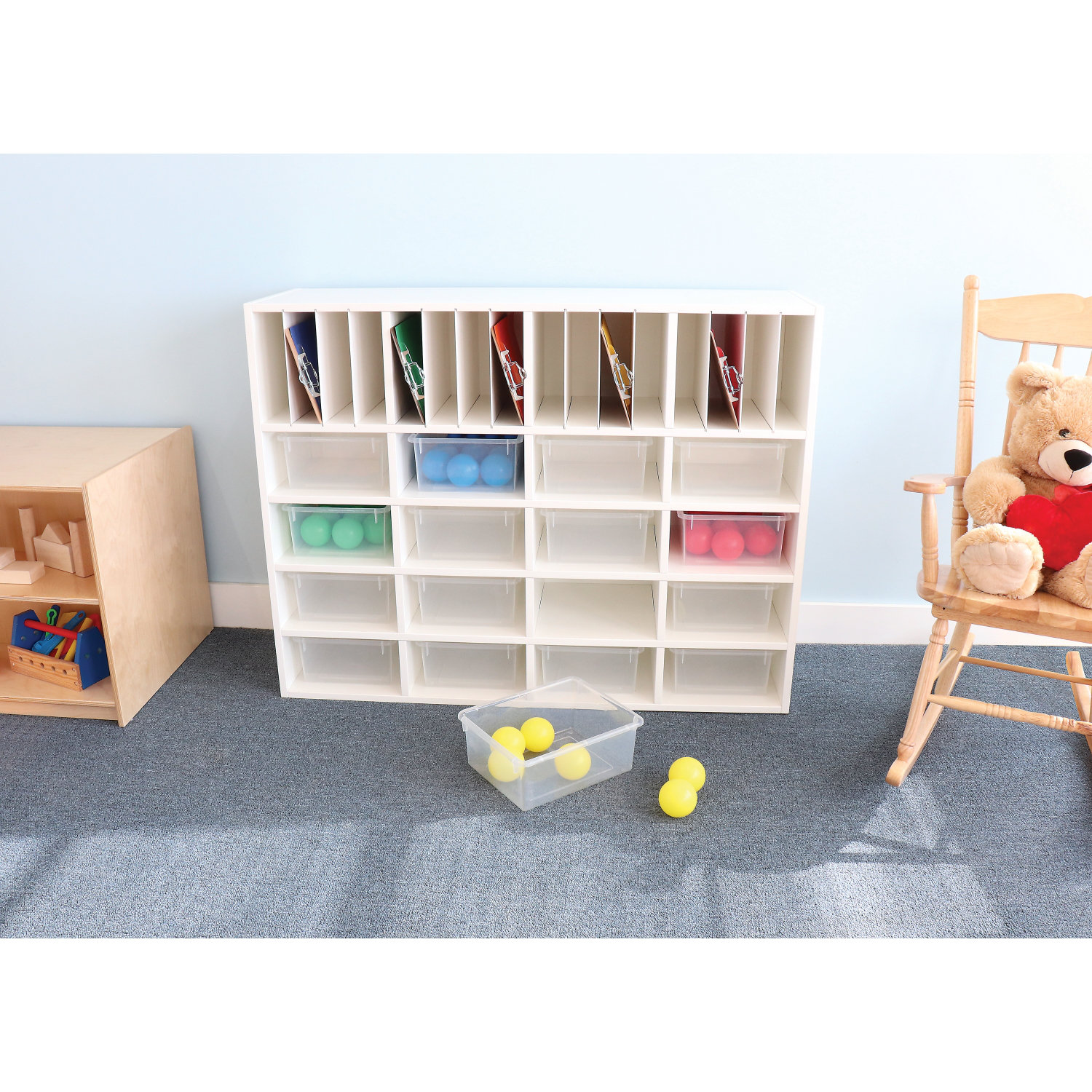 Whitney Bros. 16 Compartment Cubby with Bins | Wayfair