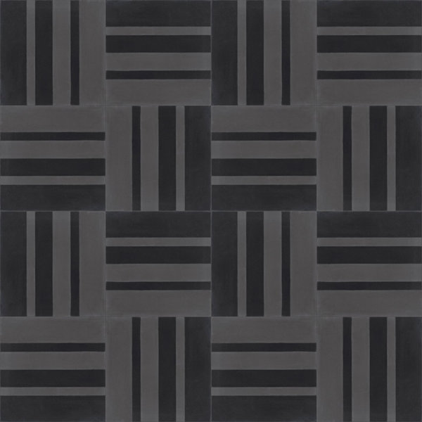 Tesselle Barcode 8" x 8" Cement Wall & Floor Tile | Wayfair
