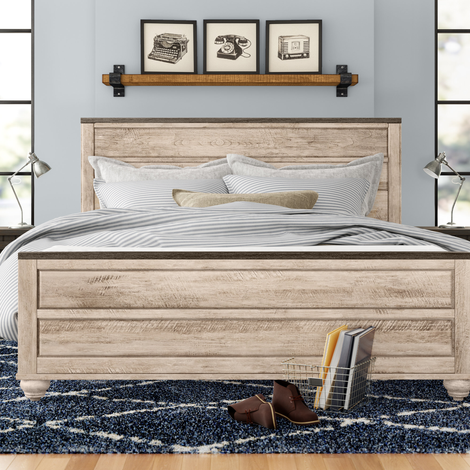 Union Rustic Amareona Solid Wood Bed & Reviews | Wayfair