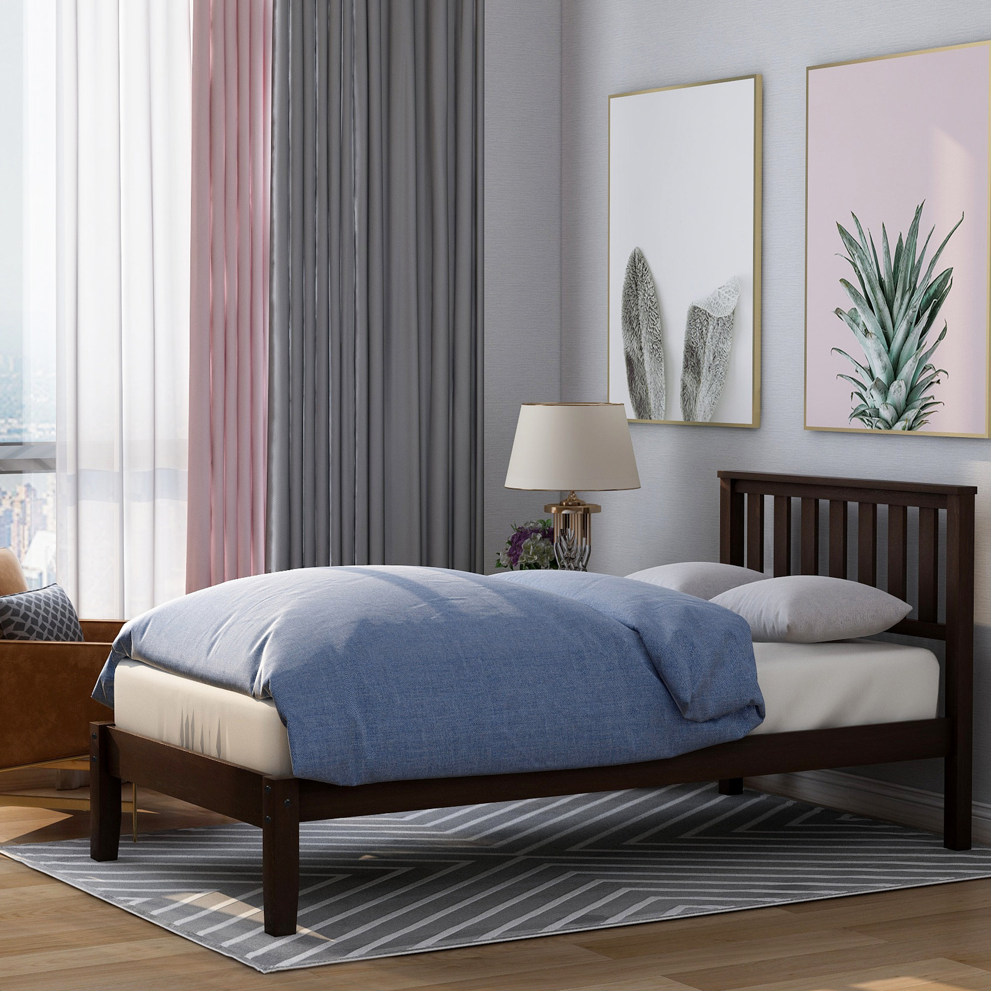 Red Barrel Studio® Luton Solid Wood Bed & Reviews | Wayfair