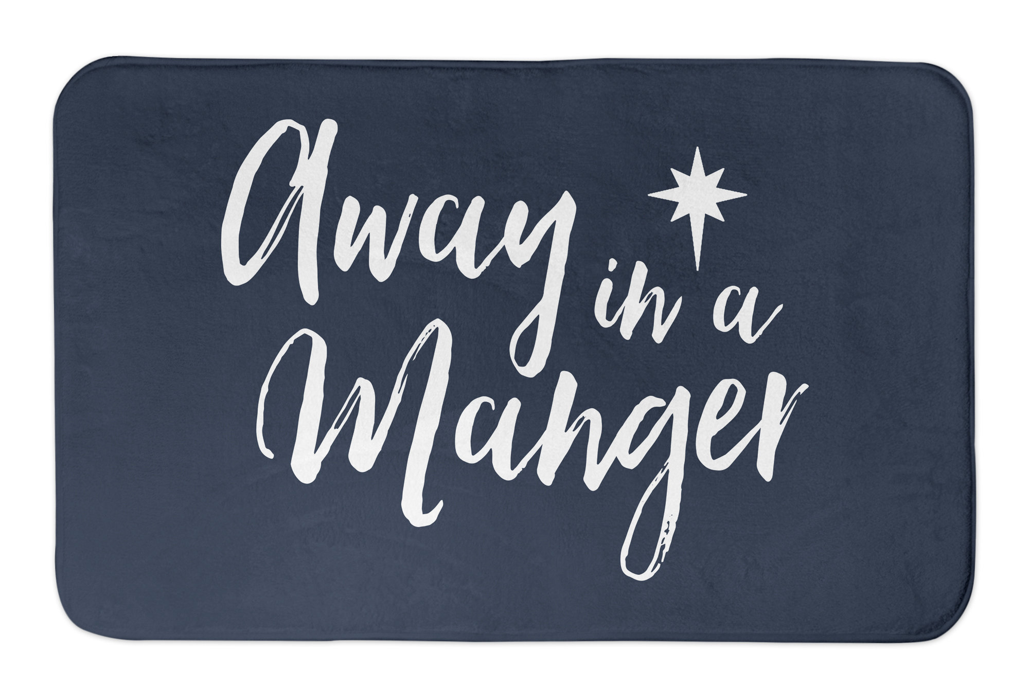 The Holiday Aisle® Caryl Away in a Manger Bath Rug | Wayfair