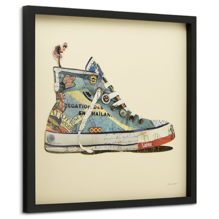 Latitude Run® High Top Sneaker by Alex Zeng - Picture Frame Graphic Art ...