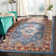 Charlton Home® Raabe Oriental Blue/Rose/Orange Area Rug & Reviews | Wayfair