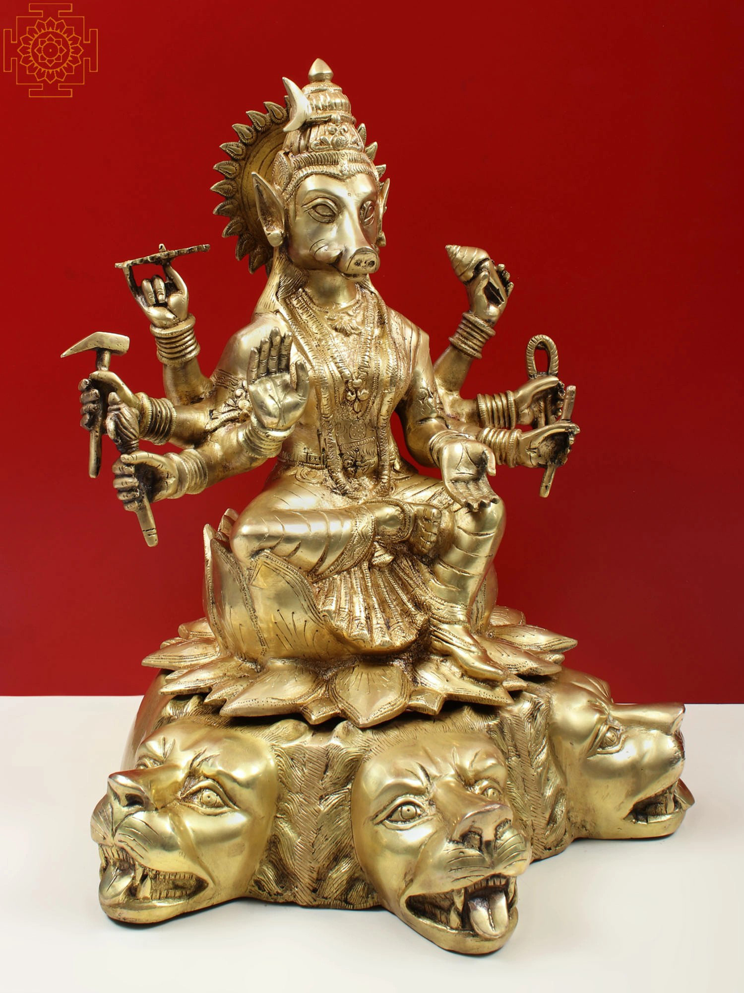 Exotic India Goddess ofDarkness Devi Varahi Statue | Wayfair