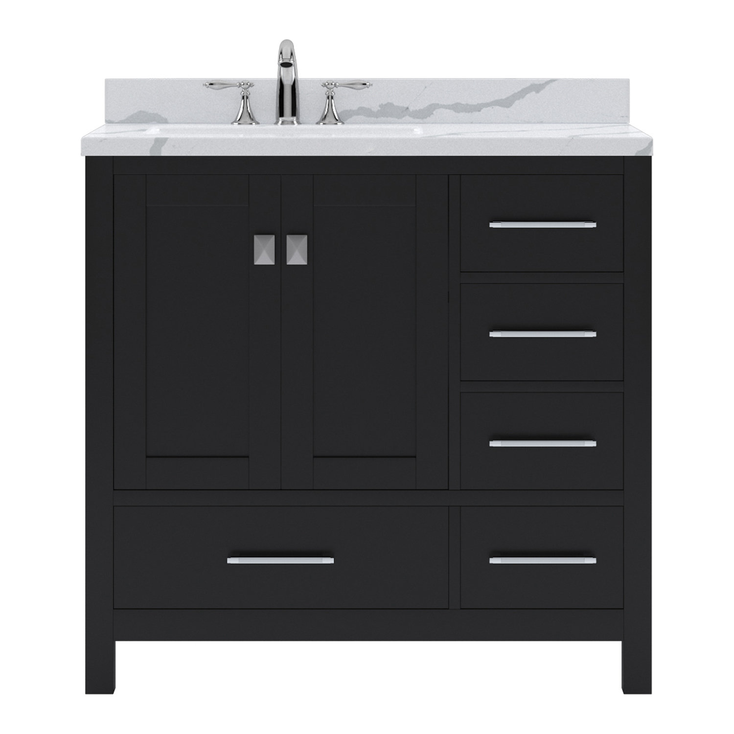 Wade Logan® Ami-Lou 36'' Free-standing Single Bathroom Vanity with ...