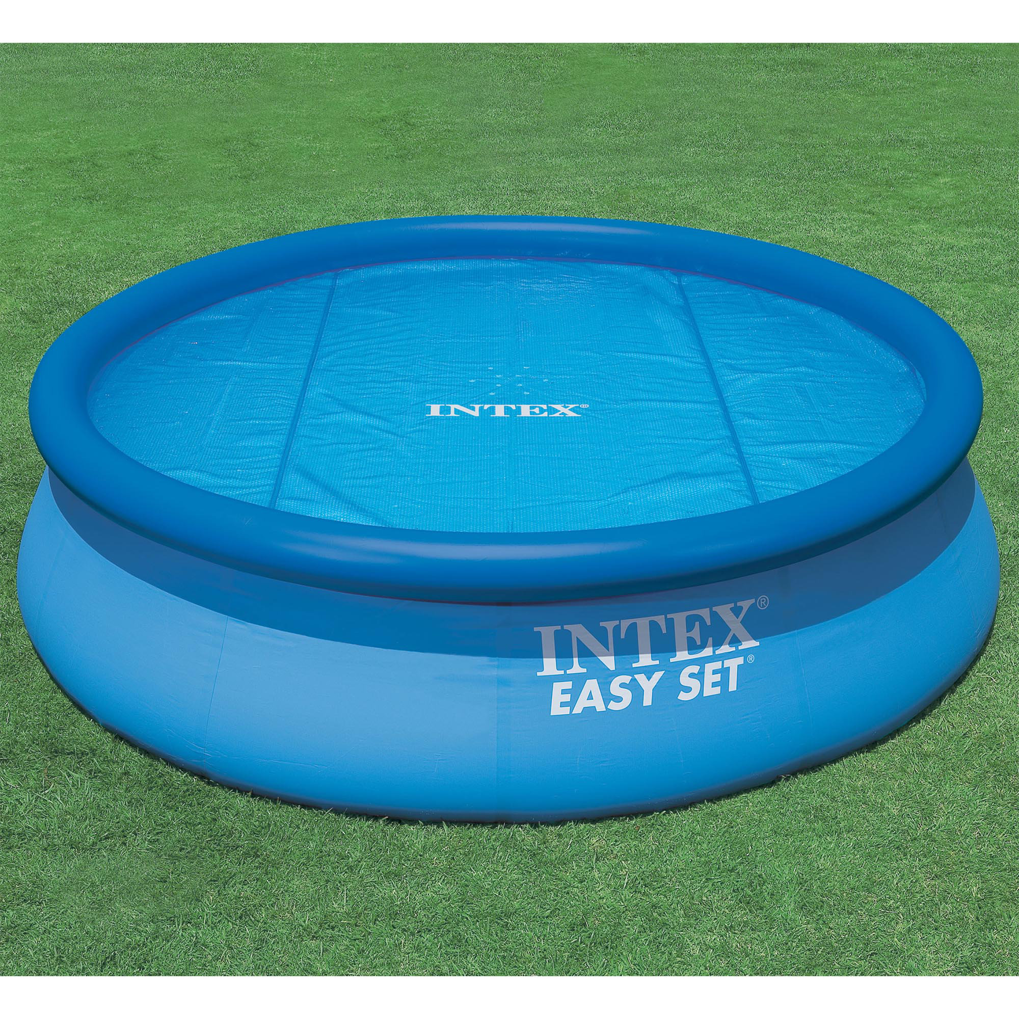 Intex Inflatable Round Pool, 18 Round Solar Pool Cover & Type A Filter ...