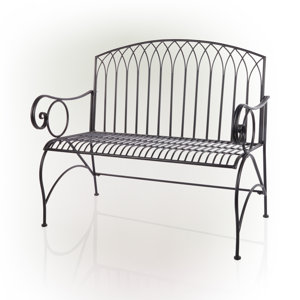 Red Barrel Studio® Metal Outdoor Bench & Reviews | Wayfair