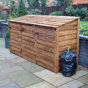 Dakota Fields Elizabethtown Wooden Triple Bin Store | Wayfair.co.uk