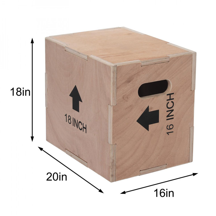 Sporting Goods 2 sizes available Strength Shop Wooden Plyo Box ...