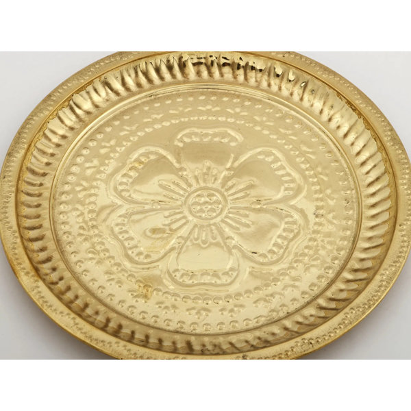 Bungalow Rose Handmade Metal Decorative Plate | Wayfair