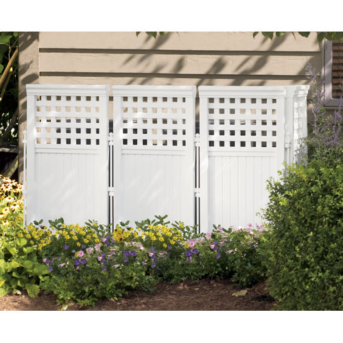 Suncast 4 ft. H x 2 ft. W Vinyl Privacy Screen & Reviews | Wayfair