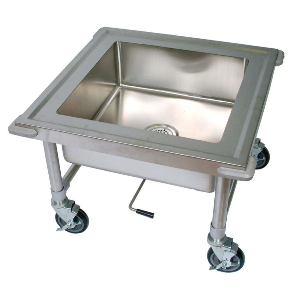 BK Resources 27" L x 27" W Free Standing Service Sink | Wayfair