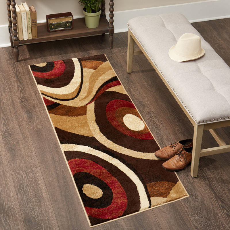 Andover Mills™ Nadell Abstract Brown/Beige Area Rug & Reviews | Wayfair.ca