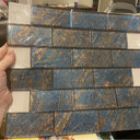 Supreme Tile Galaxy 2" x 4" Glass Brick Joint Mosaic Wall Tile ...